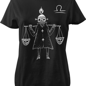 Libra Horrorscope T-shirt Mens Womens Horoscope - Etsy