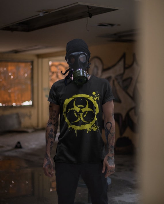 Biohazard Symbol T-shirt Mens Womens | Etsy