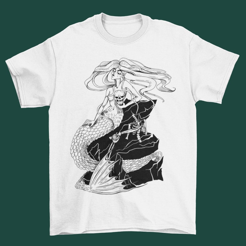 Mermaid T-shirt Mens Womens - Etsy