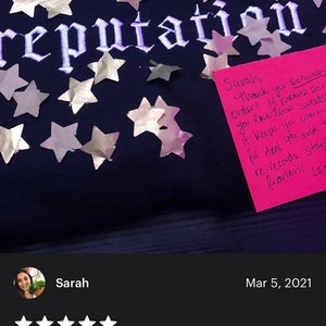 Reputation Embroidered Crewneck Sweatshirt, Unisex Straight and Plus ...