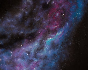 Galaxy Digital Prints Space Painting Gallery Wall Art Outerspace Decor ...