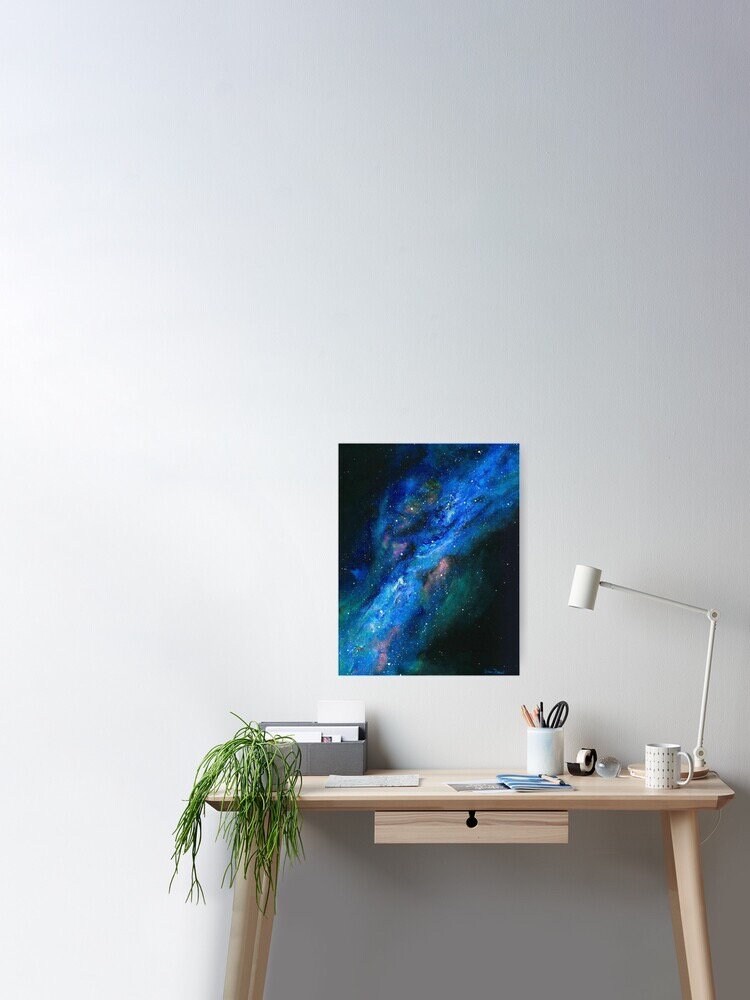 Galaxy Digital Prints | Space Painting Gallery Wall Art | Outerspace ...