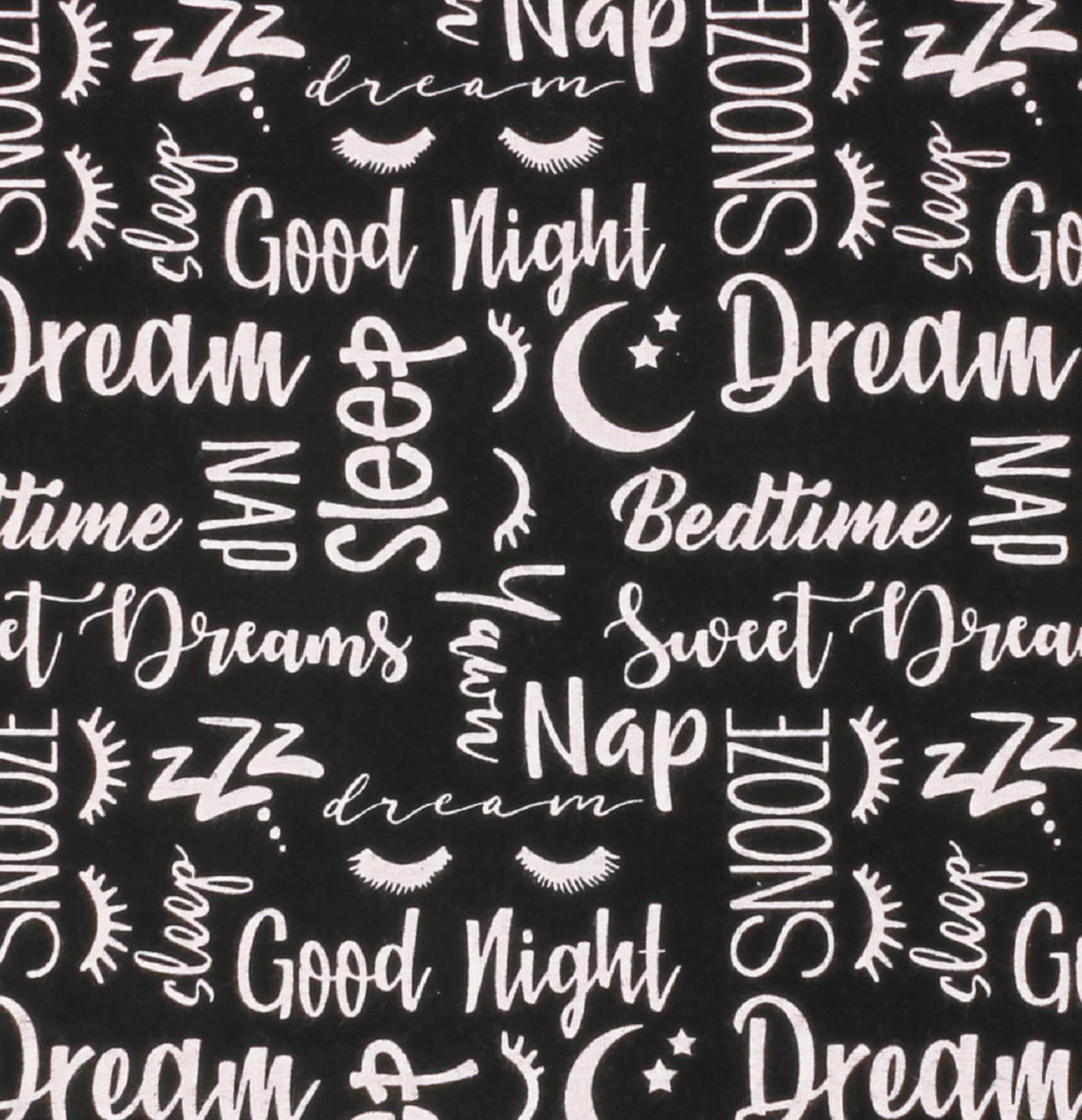 Sleeping Words Sleep Nap Good Night Zzz Sweet Dreams Bedtime | Etsy