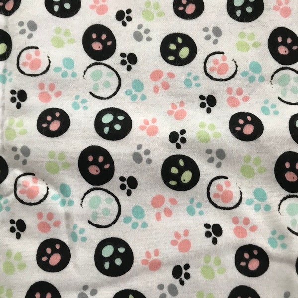Paw Print Fabric - Etsy