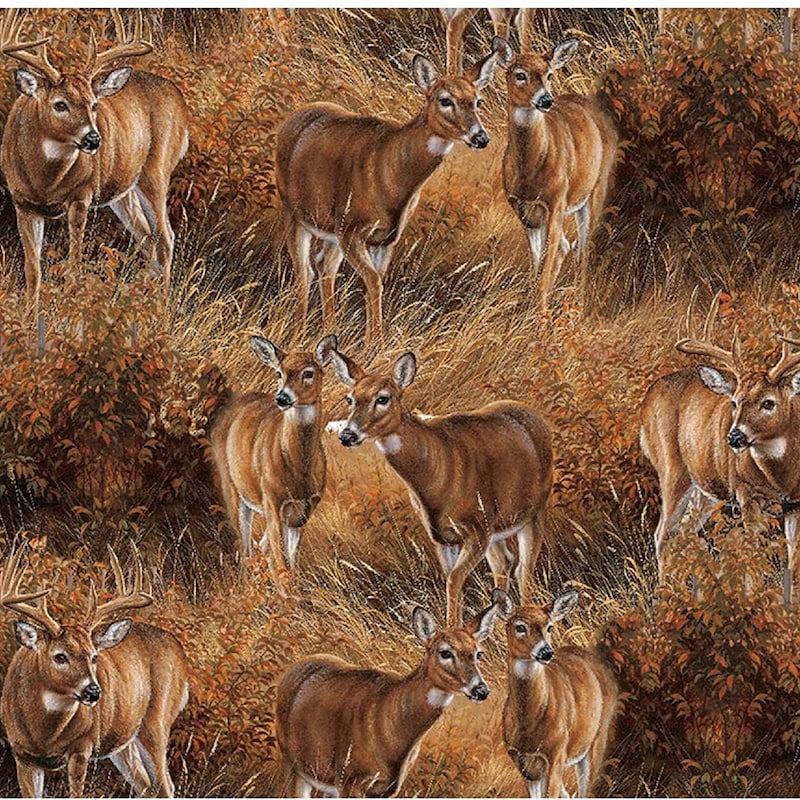 Deer Fabric by the Yard - Etsy