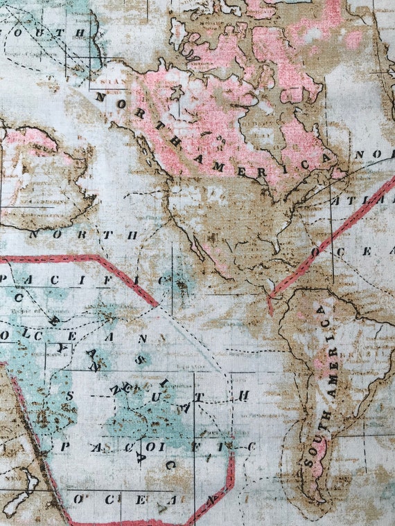 World Map Exploration Expedition Travel Vacation Explorer 100% - Etsy