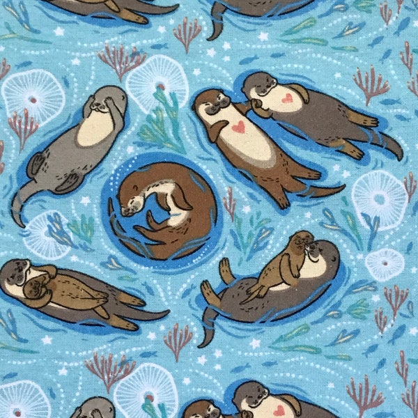 Otter Fabric - Etsy