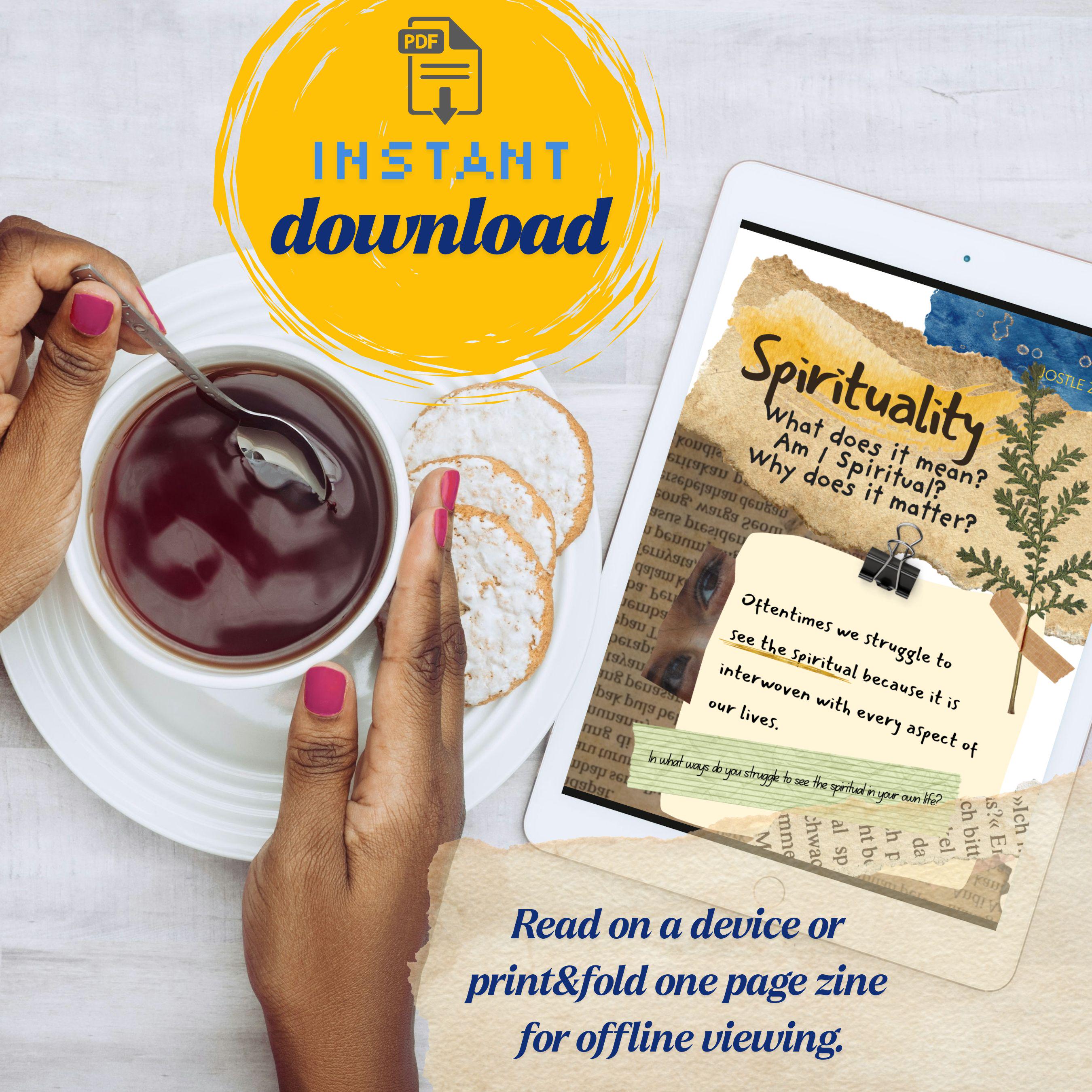 Spirituality Downloadable Zine, Printable, A Contemplative, Christian ...