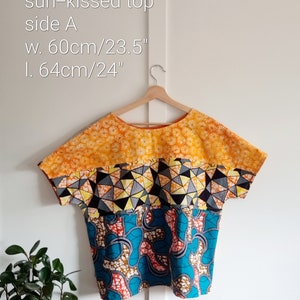 Textile Mixology Box Tops, African Wax Print Shirts, 100% Cotton ...