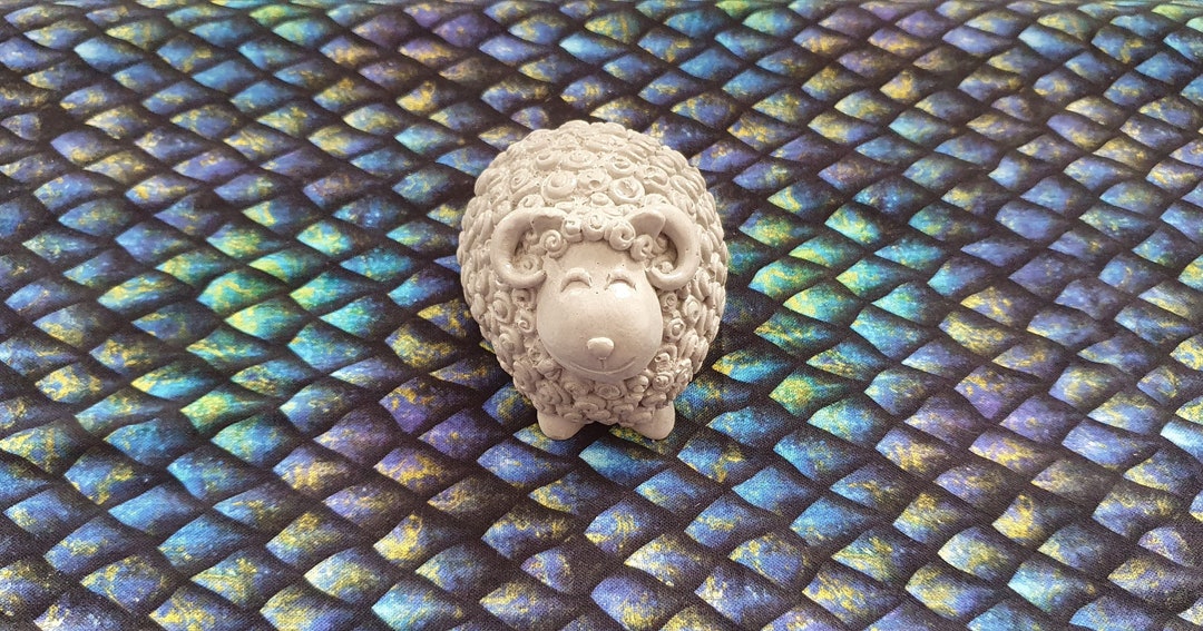 Concrete Sheep Industrial Rustic Minimalist Modern Adorable Cement ...