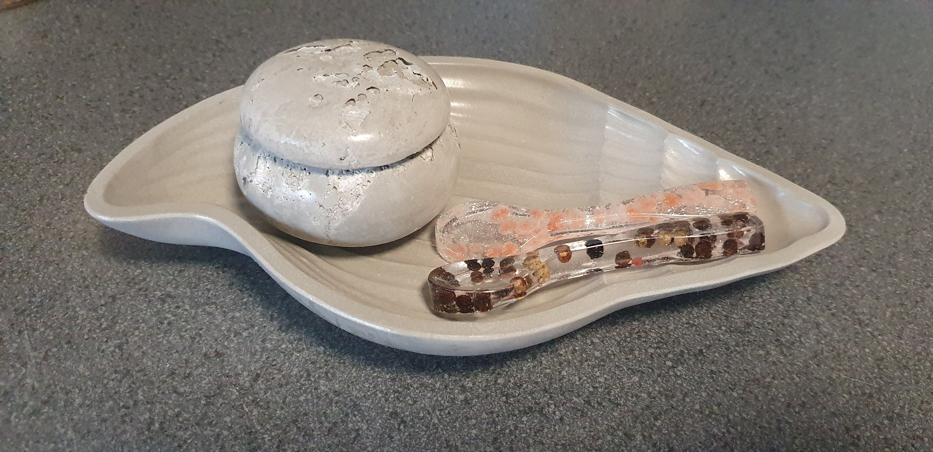 Cement Concrete Conch Seashell Spoon Rest Industrial Rustic - Etsy UK