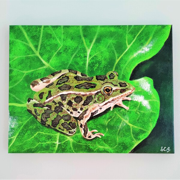 Frog Painting - Etsy