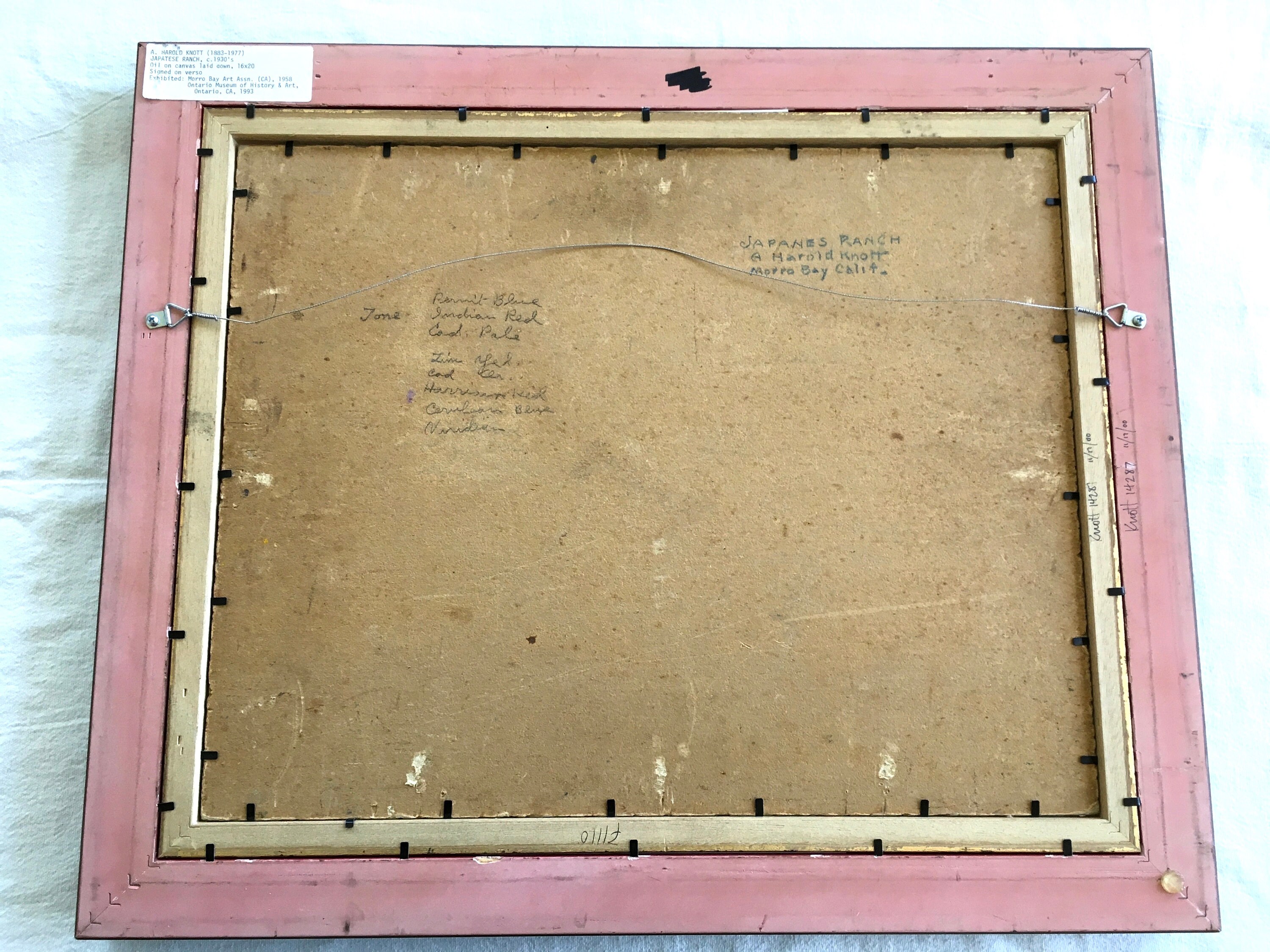 A.harold Knott Original Oil Painting: 1930s California Landscape ...