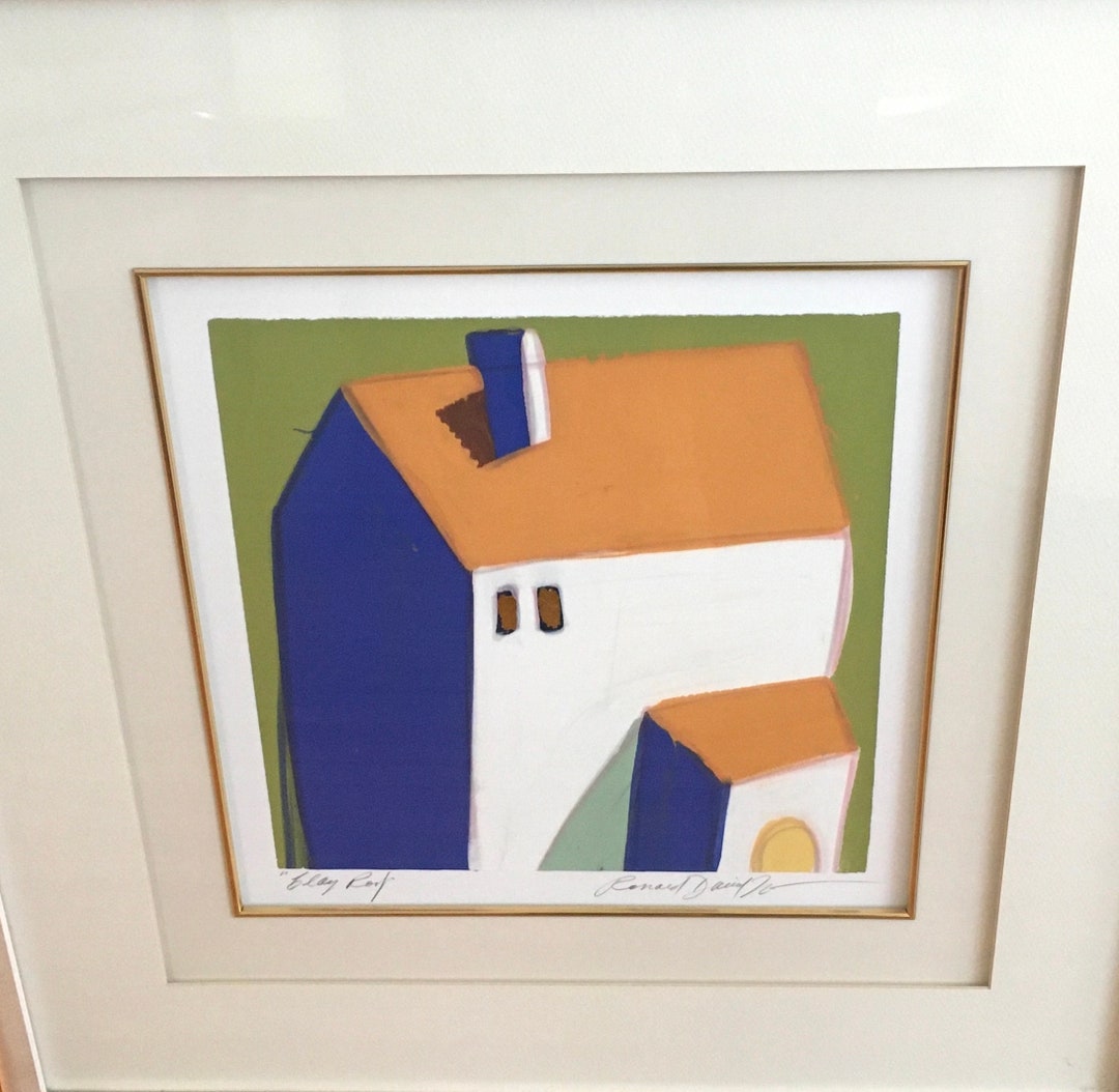 Signed SILKSCREEN/SERIGRAPH by Artist Ronald David Thompson. Frame & 2 ...