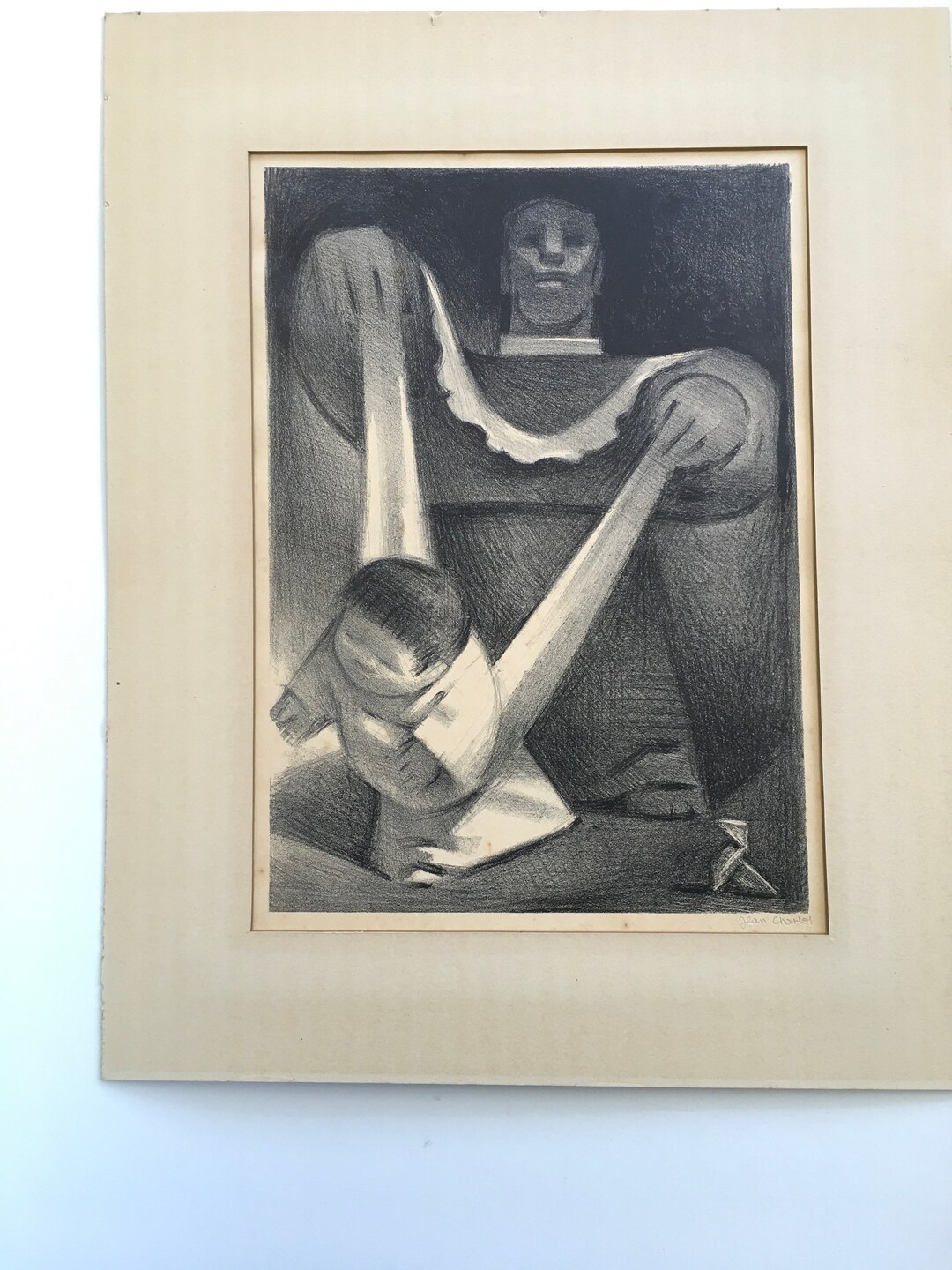 Jean Charlot Signed Lithograph: "first Steps" 1946, Mexican Muralist - Etsy