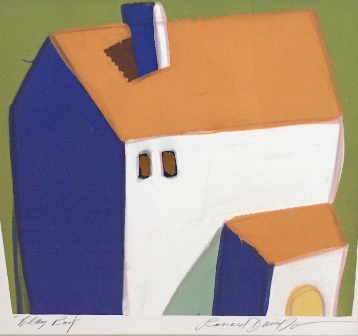 Signed SILKSCREEN/SERIGRAPH by Artist Ronald David Thompson. Frame & 2 ...