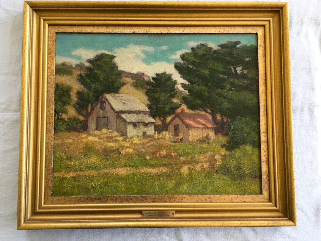 A.harold Knott Original Oil Painting: 1930s California Landscape ...