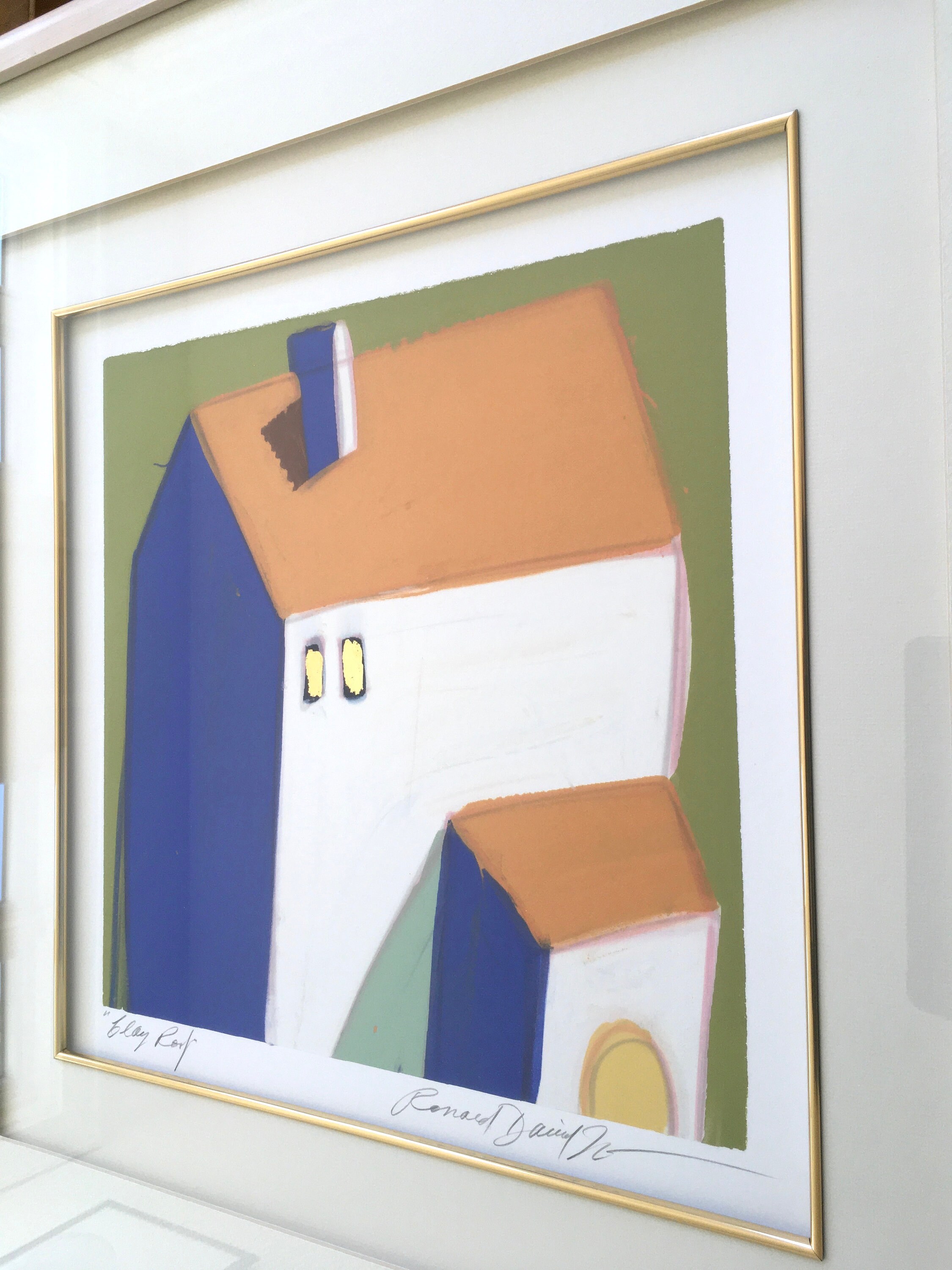 Signed SILKSCREEN/SERIGRAPH by Artist Ronald David Thompson. Frame & 2 ...