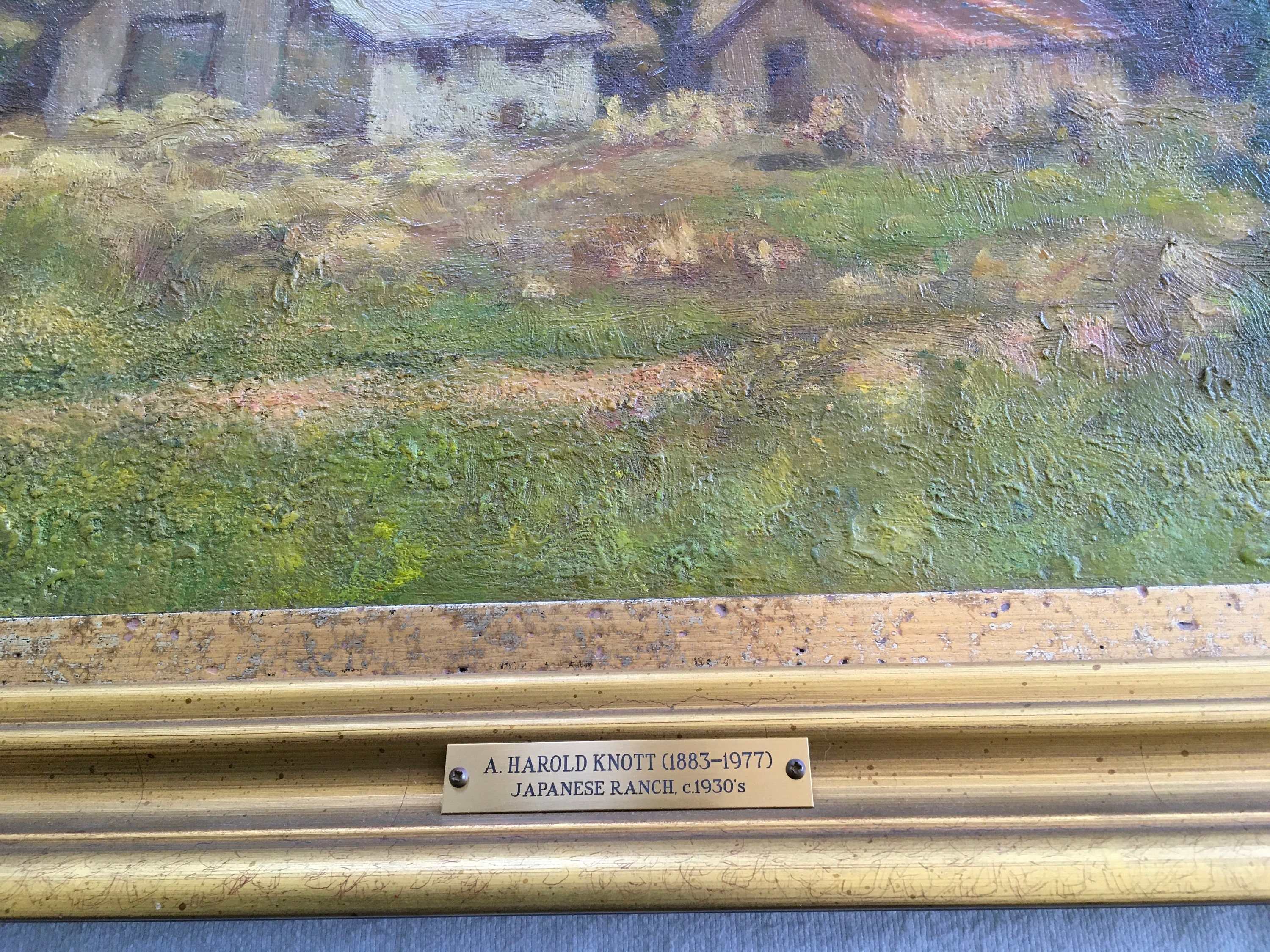 A.harold Knott Original Oil Painting: 1930s California Landscape ...