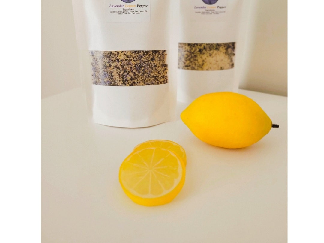 Lavender Lemon Pepper 120 Grams. 1 Pack - Etsy