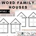 Word Family Houses Activity Phonics Language CVC Rhyming | Etsy
