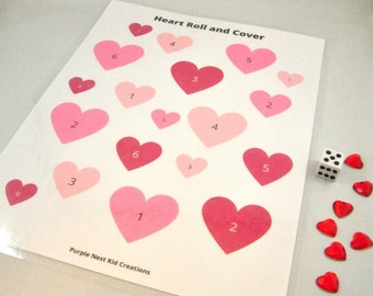Valentine Roll & Color - Etsy
