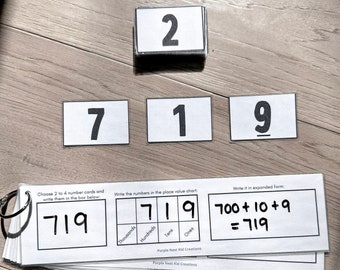 Place Value Printable First Grade Math Activity Printable Kindergarten ...