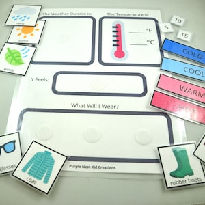 Weather Activity Sheet, Morning Binder Activity, Temperature, Digital ...