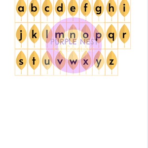 Autumn Alphabet Match Worksheet, Fall Alphabet Matching Game, Letters ...