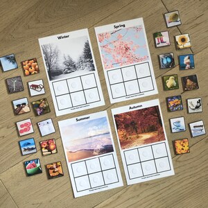 Seasons Sorting Activity: Preschool Printable (digital Download) - Etsy