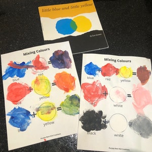 Mixing Colors Worksheet, Color Mixing, Educational Preschool Printable ...