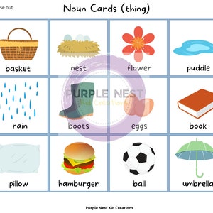 Build a Sentence Printable Activity: Nouns, Verbs, Adjectives (PDF ...