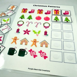 Christmas Busy Book Bundle, Christmas Printable, Matching Games ...