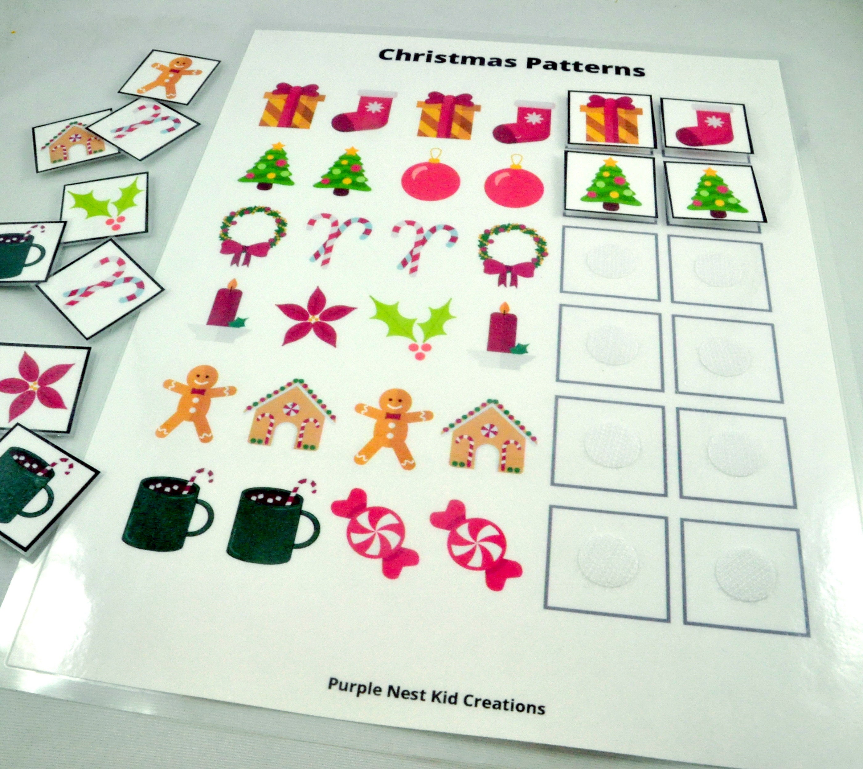 Christmas Busy Book Bundle Christmas Printable Matching - Etsy