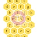 Honeycomb Alphabet Matching Worksheet: Lowercase to Uppercase (digital ...