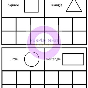 Shape Sorting Game: Preschool Printable Activity (PDF Download) - Etsy