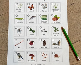 Spring Scavenger Hunt Worksheet Printable, Nature, Outdoor Activity for ...