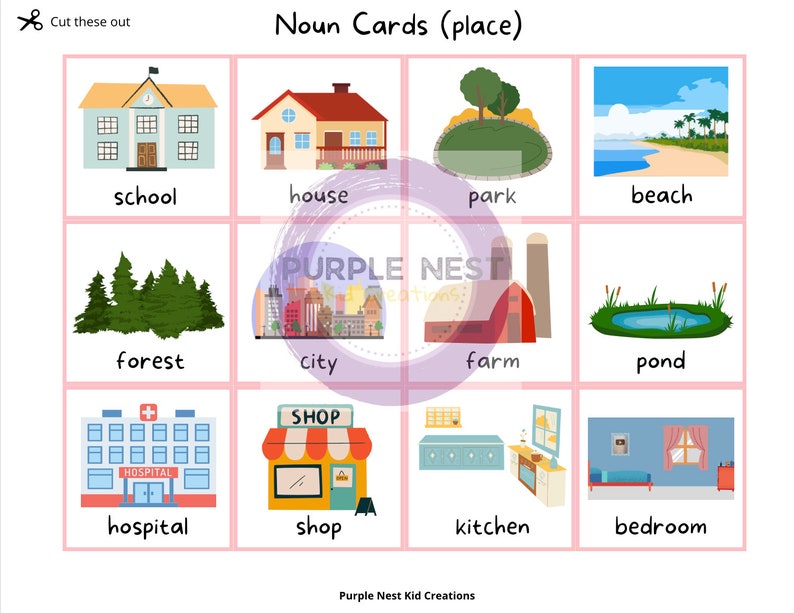 Build a Sentence Printable Activity: Nouns, Verbs, Adjectives (PDF ...