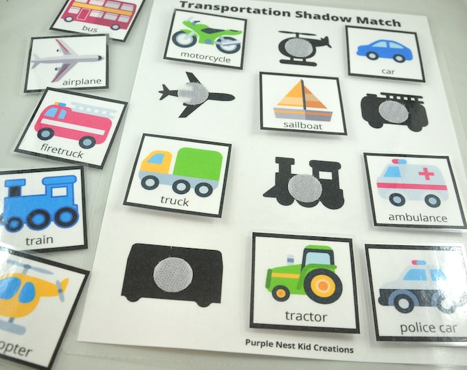 Construction Shadow Match Worksheet, Construction Matching Game, Trucks ...