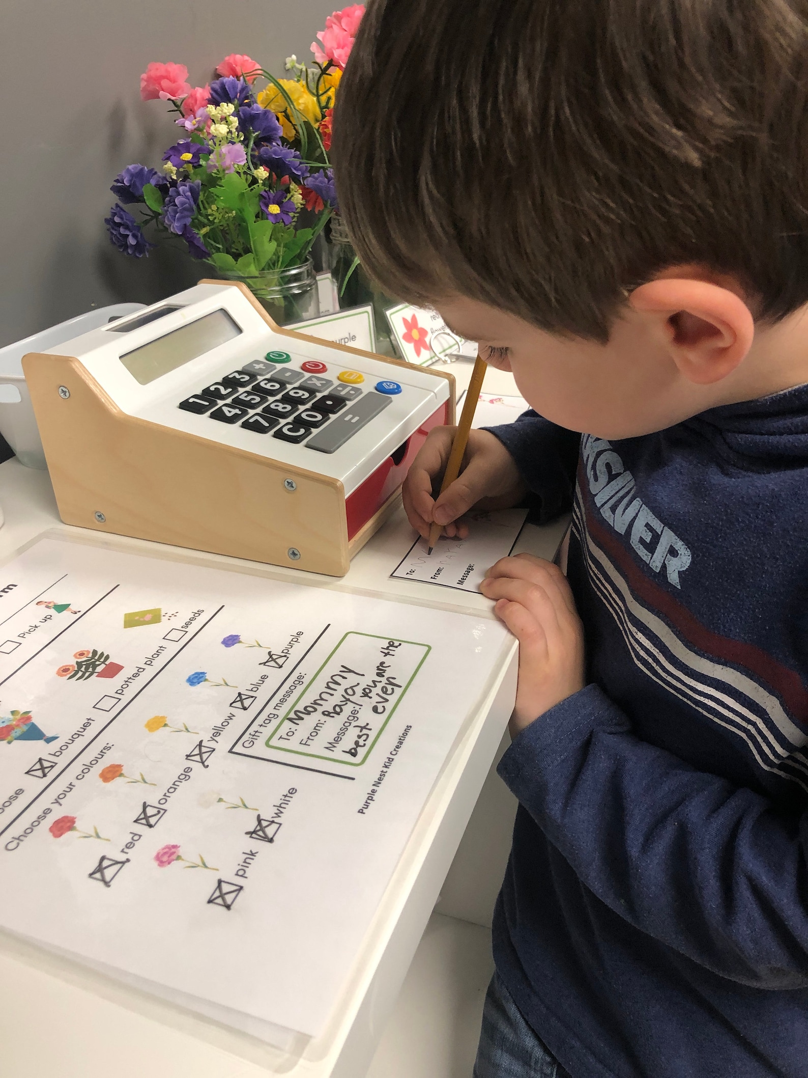 Flower Shop Pretend Play Activity Bundle: UK Currency (digital Download ...