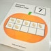 Pumpkin Printable Number Mat Playdough Mat Pumpkin Seeds - Etsy