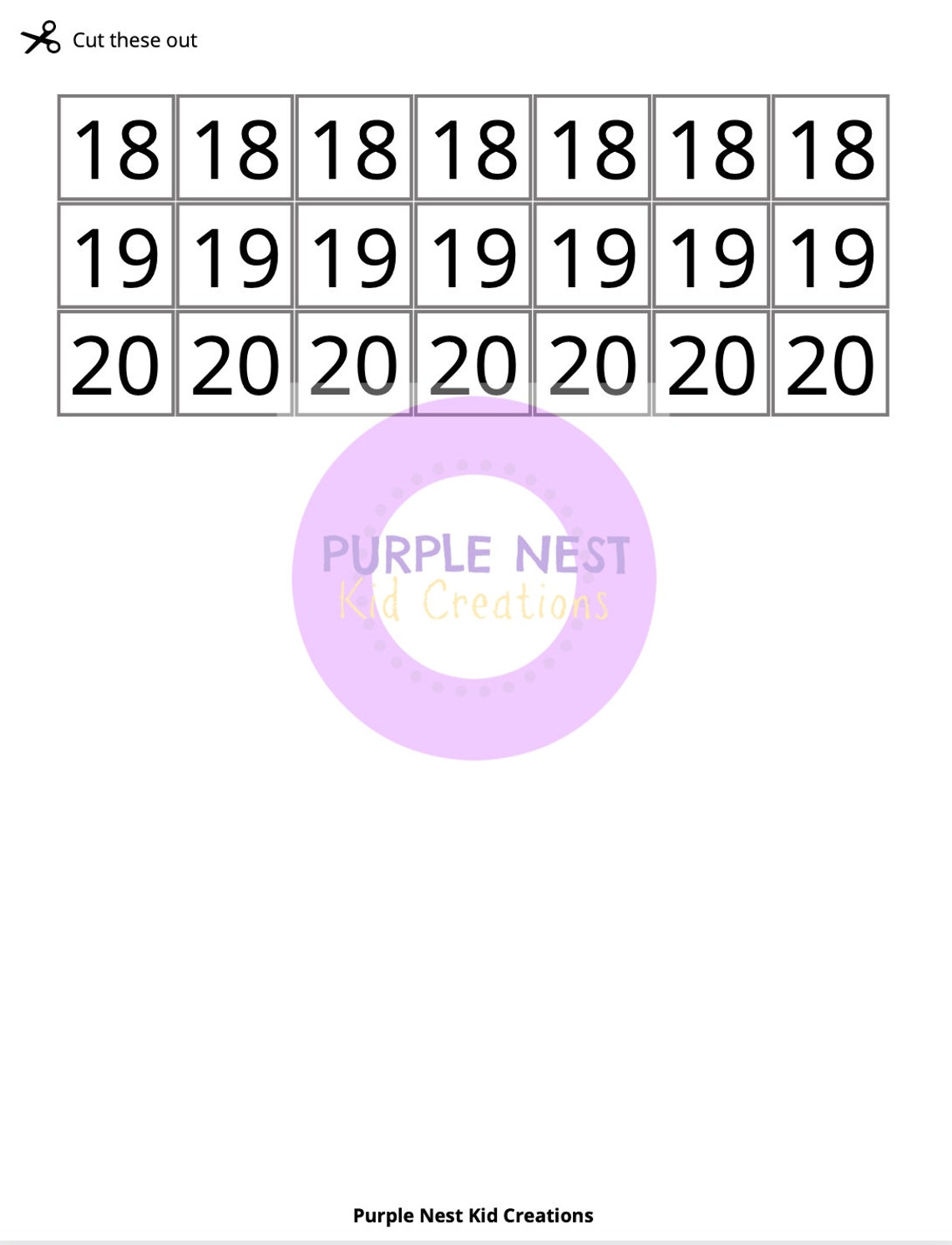 Part-part-whole Math Worksheet Digital Download Numbers - Etsy