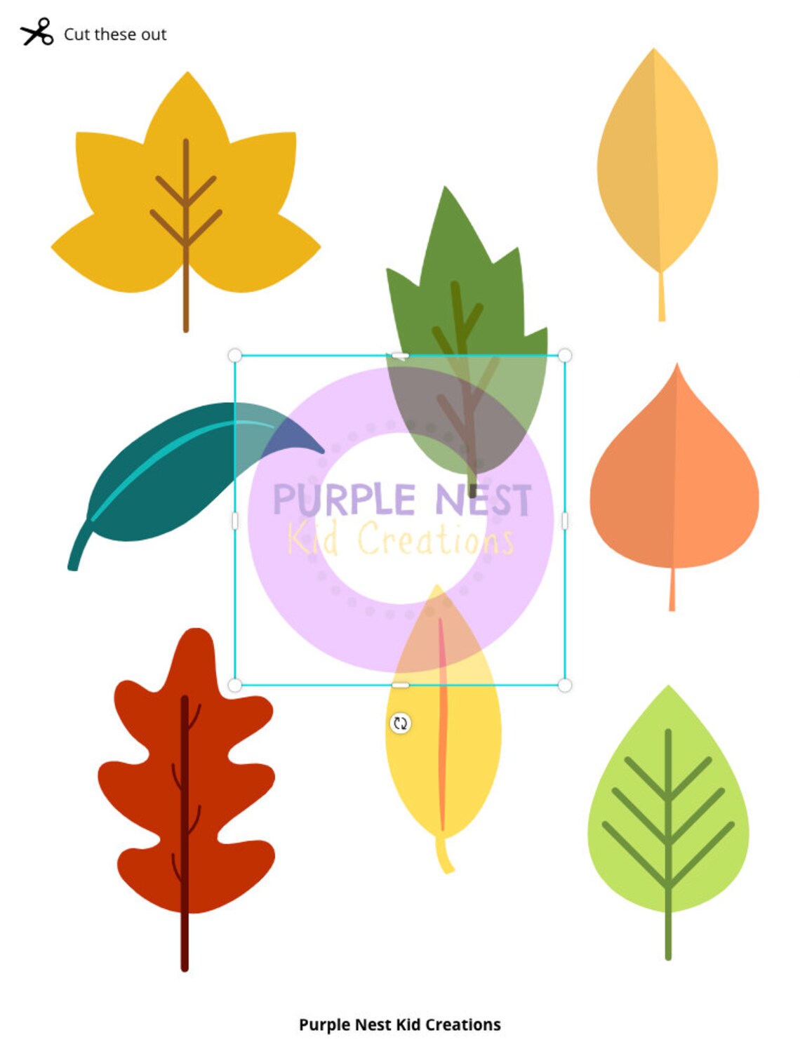 Match the Leaves Worksheet Leaves Matching Game Educational - Etsy