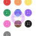 Button Color Match Worksheet, Color Matching Game, Educational ...
