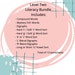 Level Two Literacy Bundle, Digital Download, Compound Words, Digraphs ...