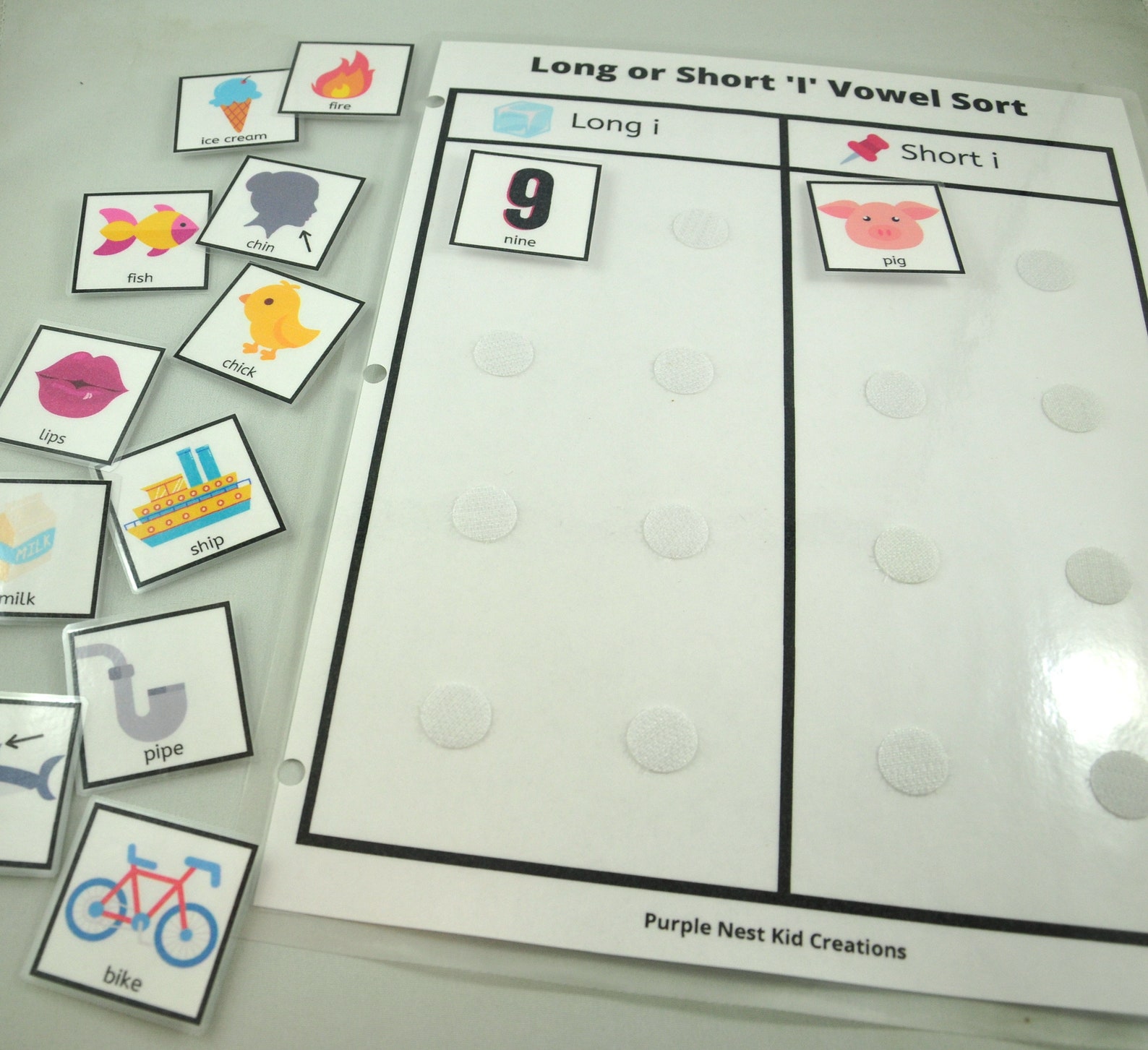 Vowel Sound Sort Printable: Phonics Literacy Activity (PDF Download) - Etsy