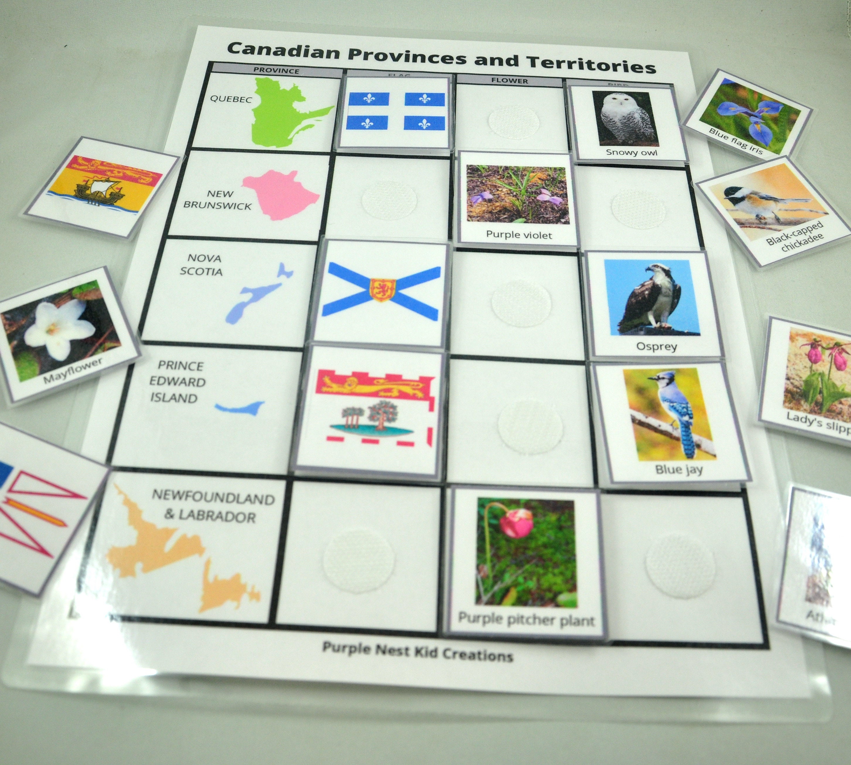 French Canada Geography Bundle Provinces and Territories - Etsy