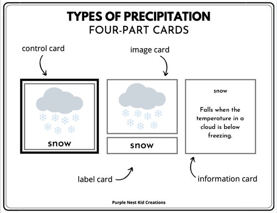 Types Of Precipitation Worksheet Weather Worksheets