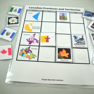 French Canada Geography Bundle Provinces and Territories - Etsy