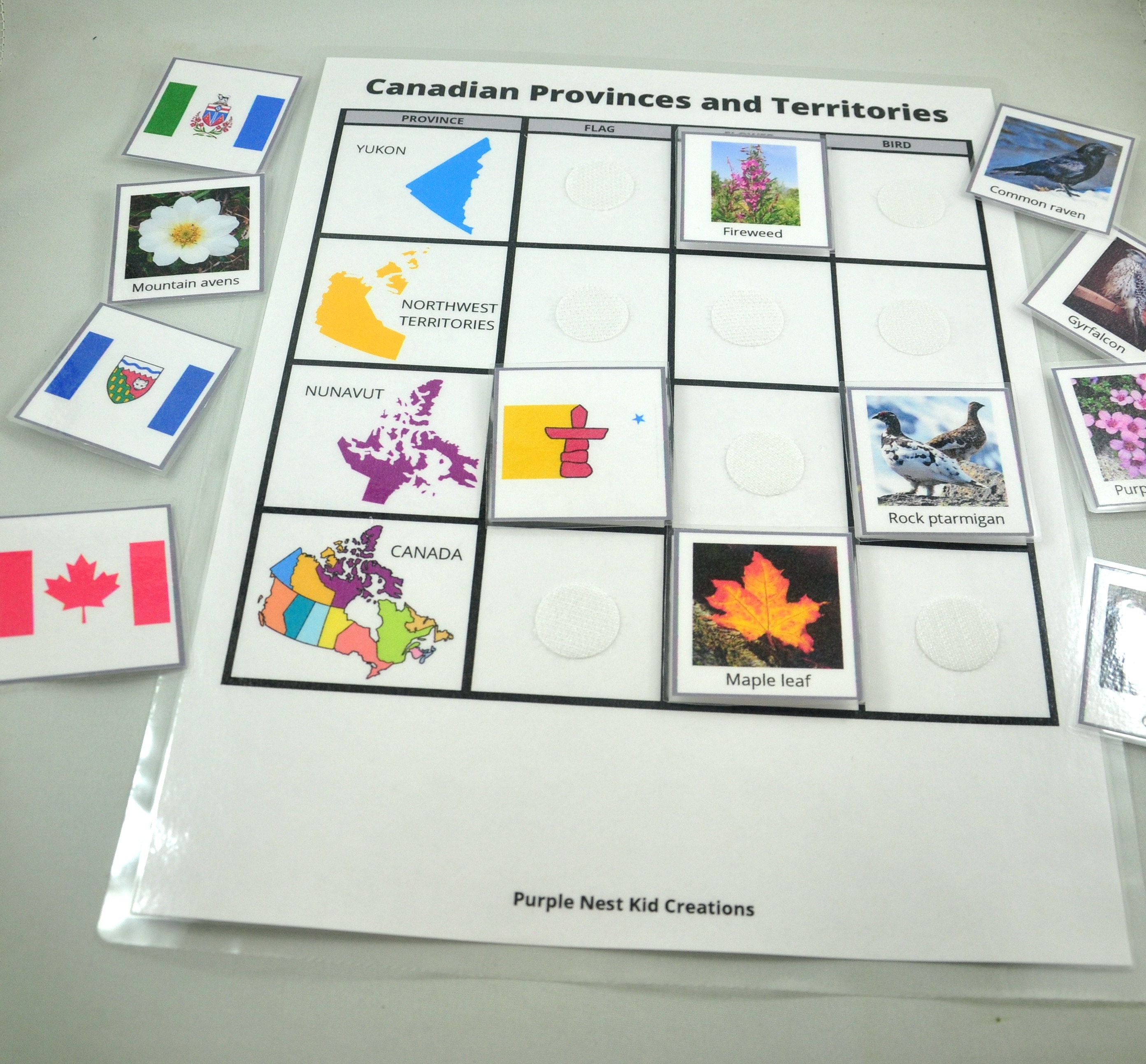 French Canada Geography Bundle Provinces and Territories - Etsy